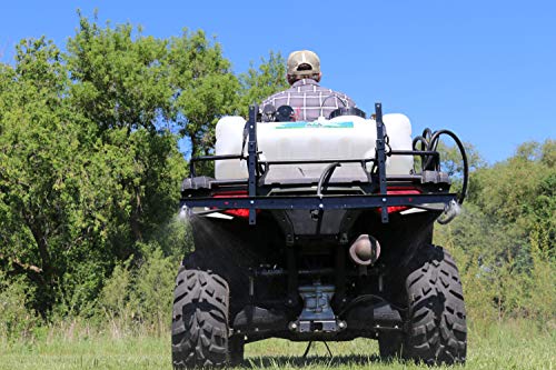 Master Manufacturing SAO-11-015A-MM 15 Gallon ATV Broadcast & Spot Sprayer-Everflo 2.2 GPM, White & Black