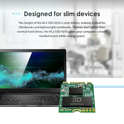 Transcend 3D TLC NAND with SSD M. 2 2242 Sata β Iii GB/S mts420s Series