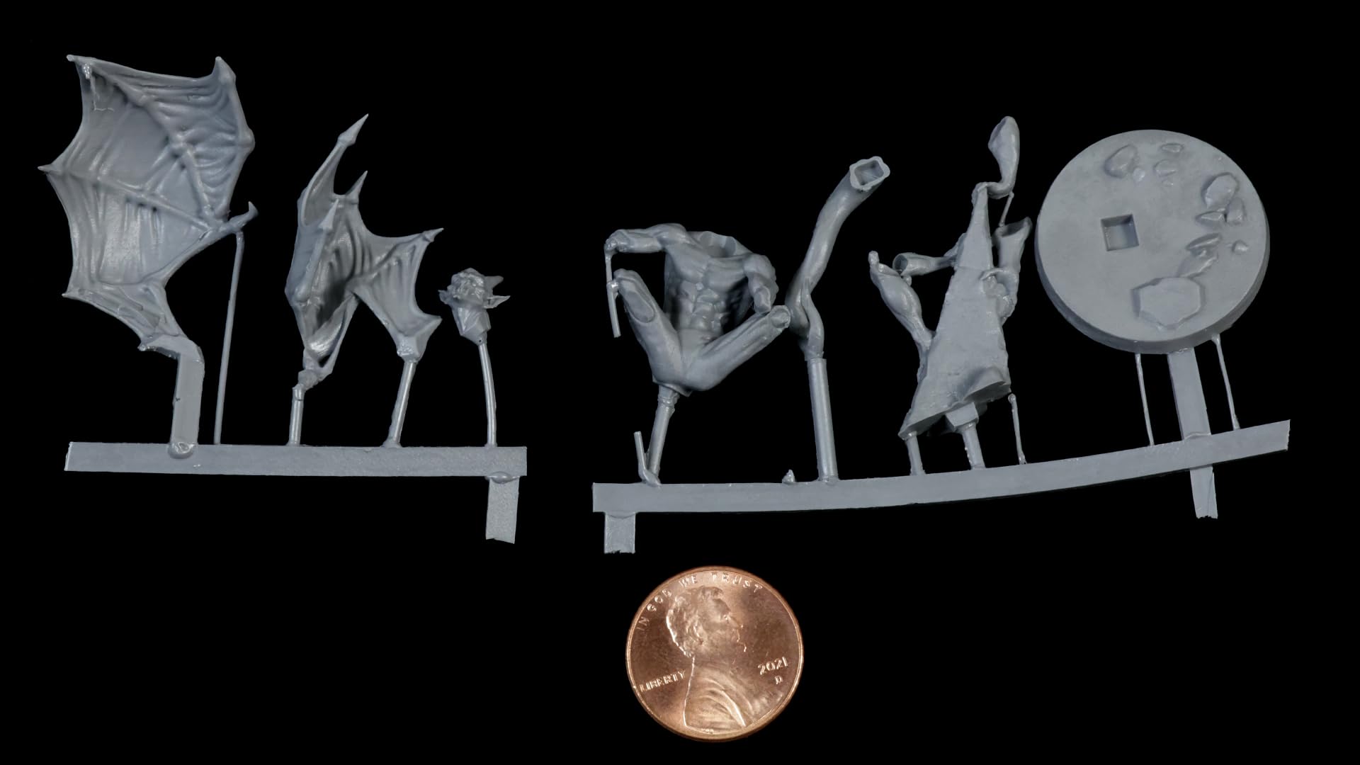 DUNGEON CRAFT Unpainted Miniatures, Compatible with DND, RPG, Tabletop Games, Roleplaying Figures for Your Next Dungeons & Dragons Quest, Mini Gaming Action Figures (The Shadewood Gargoyle)