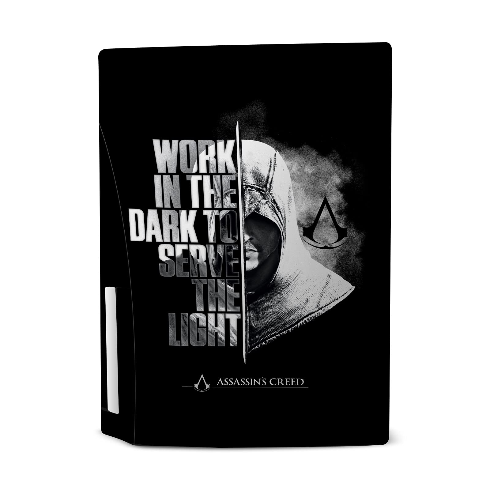 Head Case Designs Officially Licensed Assassin's Creed Half Legacy Typography Vinyl Faceplate Gaming Skin Decal Compatible With Sony PlayStation 5 PS5 Disc Edition Console & DualSense Controller