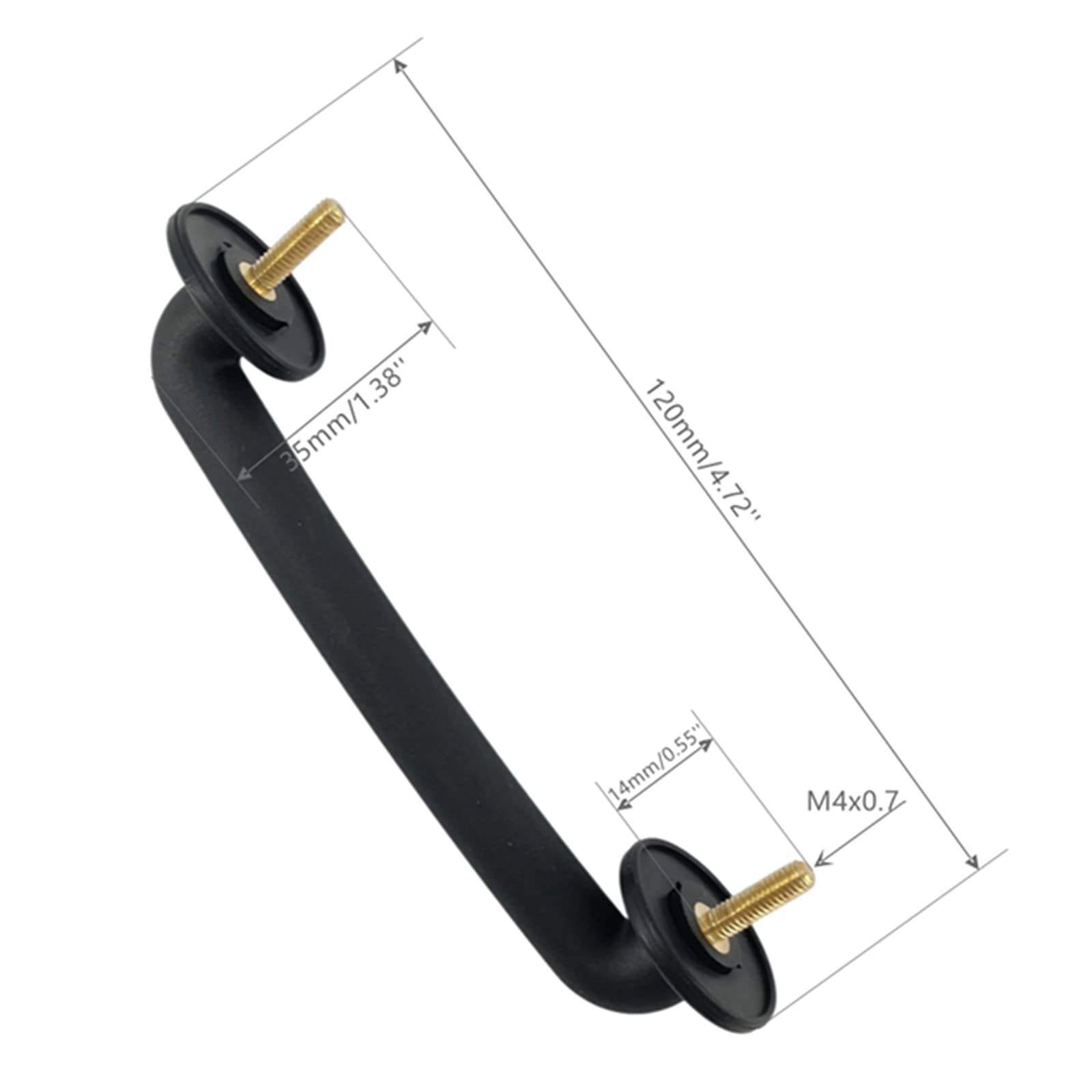 ALTBET Strap Hood Windshield Hold Down Bracket Hood Handle Footman Loop Compatible with 1997-2006 Jeep Wrangler TJ, 2007-2018 Wrangler JK Replace 55176422