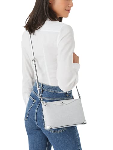 kate spade purse handbag crossbody Shimmy glitter (One size, Crossbody-Lunar Light)
