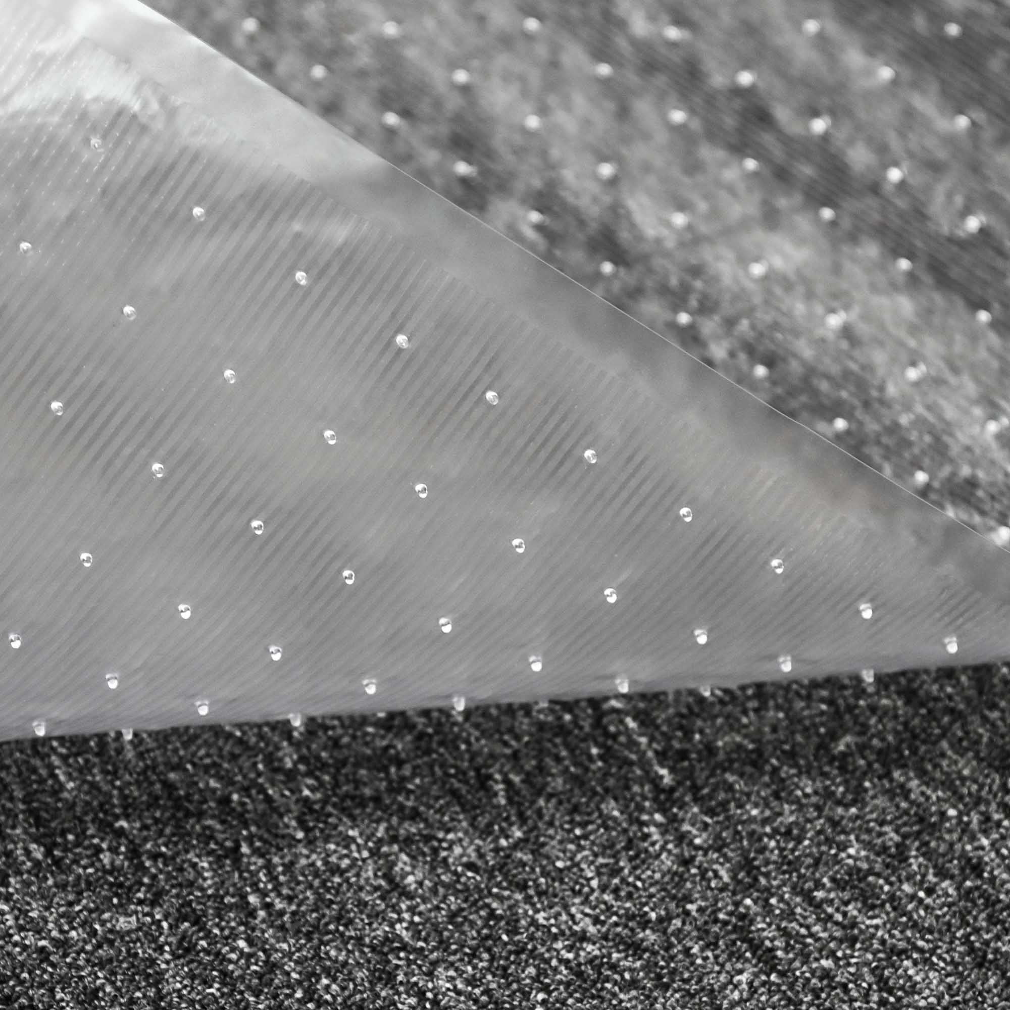 Amyracel Plastic Floor Runner for Low Pile Carpet, Clear Vinyl Carpet Protector for Hallway, Runner Rug Carpet Protector Mat, Easy to Clean, Stain-Resistant, 27" X 6'