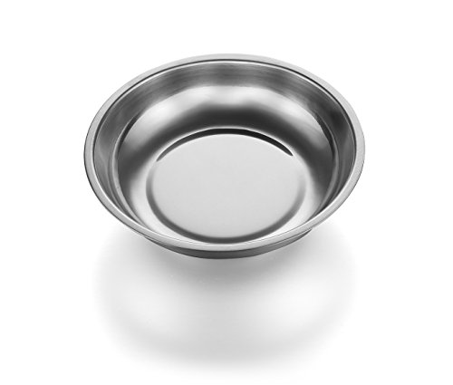 Jsbrothers Stainless Steel Heavy Duty 4 Inches Round Magnetic Screws Tools Parts Tray Holder