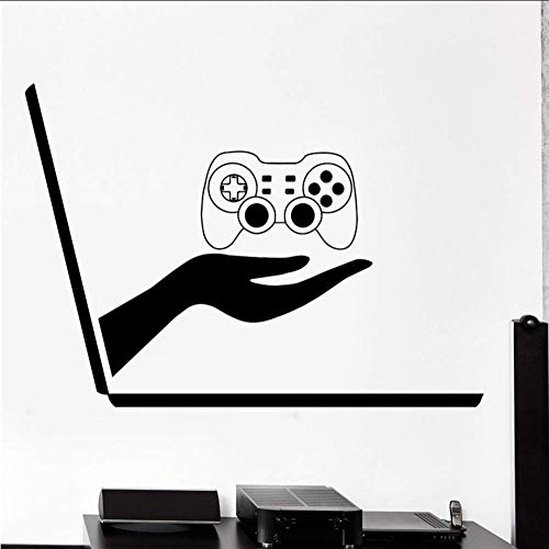 ergnml WaDecal Gaming Joystick Joypad Laptop Video Gamer Vinyl Decal 45 63Cm