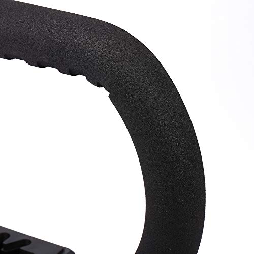 Action Stabilizing Handle, C/U Shape Bracket Grip Portable Video Handheld Camera Stabilizer with Removable Hot Shoe
