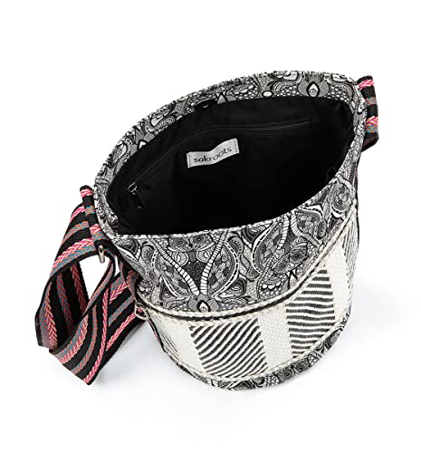 Sakroots womens Catalina Canvas Bucket, Black & White Soulful Desert, One Size US