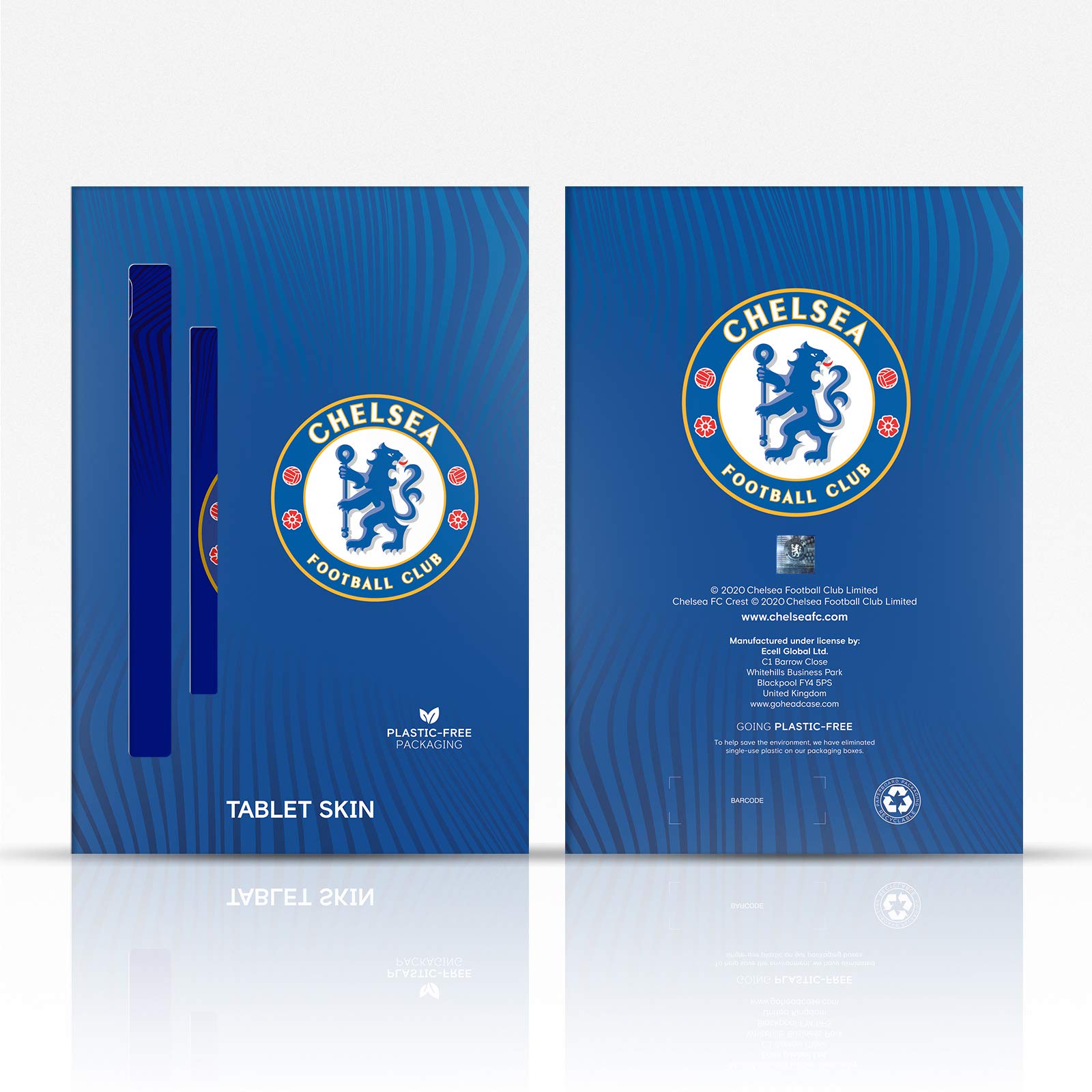 Head Case Designs Officially Licensed Chelsea Football Club Black Marble Mixed Logo Vinyl Faceplate Sticker Gaming Skin Decal Cover Compatible With Sony PlayStation 5 PS5 DualSense Controller