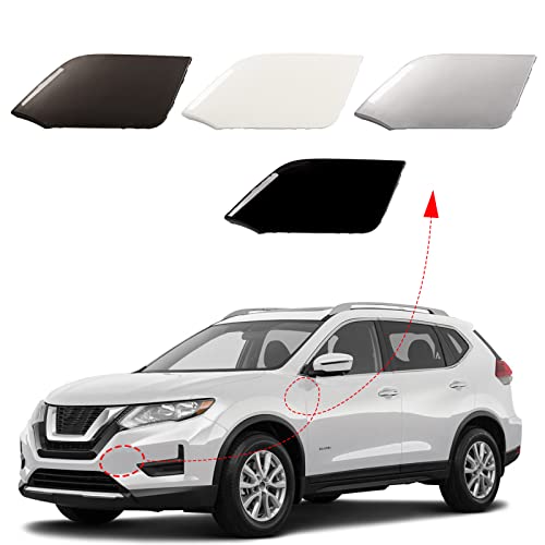 CZShiYue Front Bumper Tow Hook Cover Fit for Nissan X-Trail T32 Rogue 2017 2018 2019 2020 Towing Eye Cap 622A0-6FL0H (Silver, Left Driver Side)