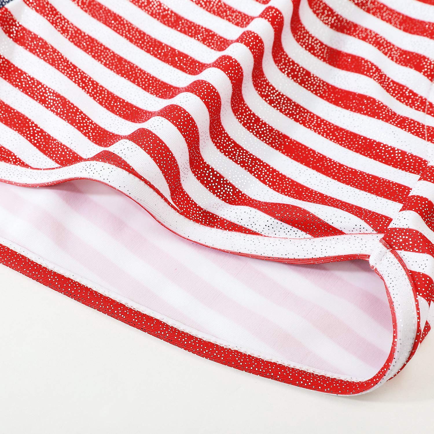 American Flag Shorts Women Sparkle Shiny Hot Pants Dance Yoga Disco Clothes