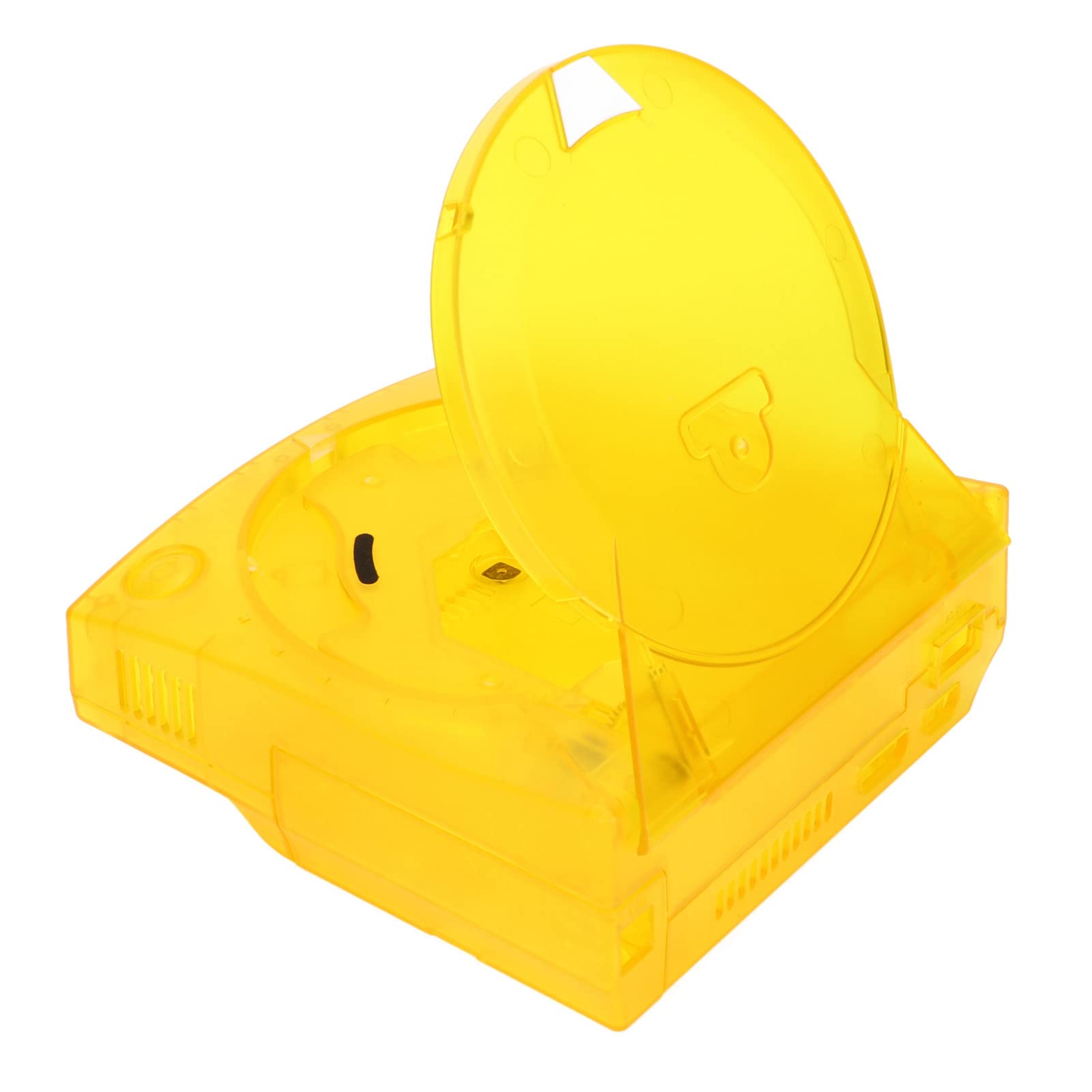 Translucent Plastic case, Yellow Shock Absorbing Plastic Shell for SEGA Dreamcast DC