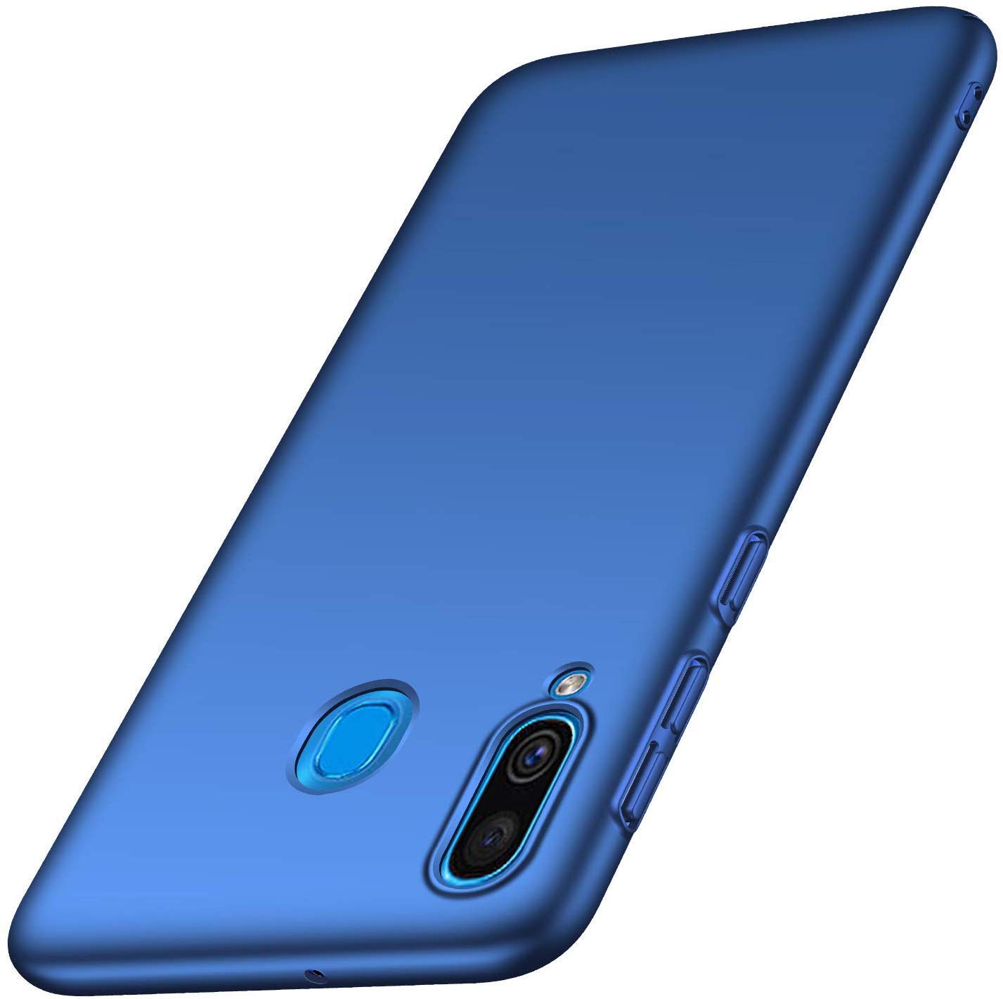 Ahonest Case for Samsung A40 Slim Protective Samsung Galaxy A40 Phone Case [Protect from ShockScratchSlipMarks] [Ultra Thin] [Matte Finish] Durable PC Hard Cover for Samsung Galaxy A40 (Blue)