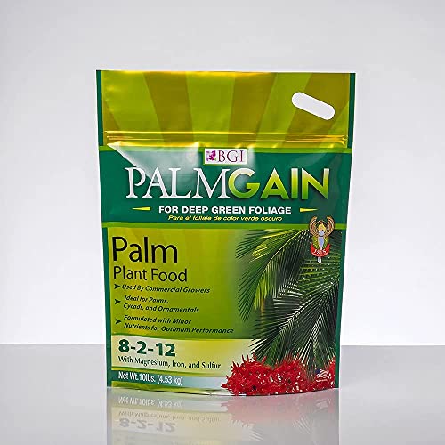 BGI PALMGAIN 10lb Bag Palm Tree Fertilizer, Ferns, Cycads, Ixora