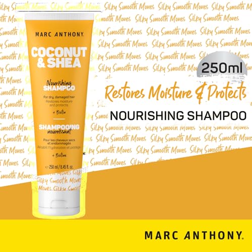 Marc Anthony, Hydrating Coconut Oil Shea Butter Shampoo 8.4 oz Shampoo for Unisex