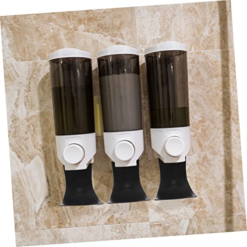 Alipis 2pcs Water Tray Accessory Tray Laundry Soap Hotel Accessory Dispenser Tray Wall Mount Soap Tray Automatic Spray Dispenser Gel Under Household Plastic Bracket