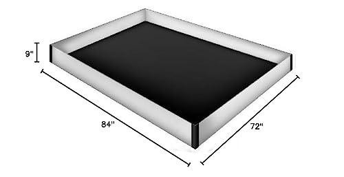 California King 95% waveless waterbed Mattress with 12 mil Liner, Digital Heater & Fill kit with Conditioner