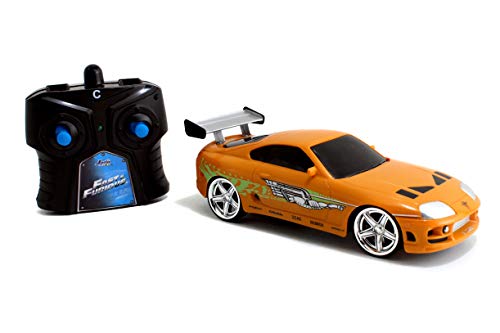 Fast & Furious 1:24 Brian's Toyota Supra RC Radio Control Car, Toys for Kids and Adults