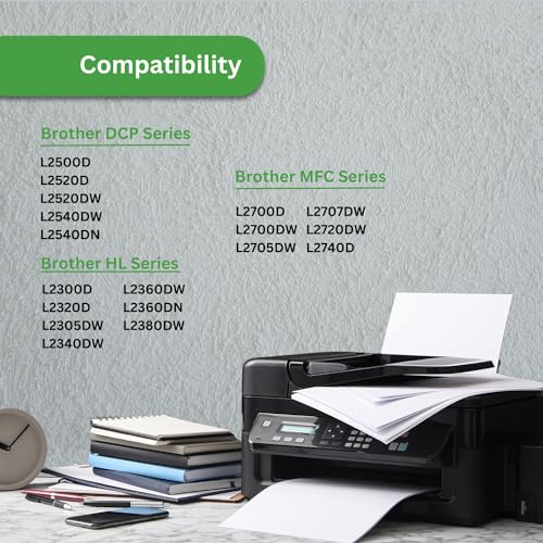 ApexZag Compatible TN660, TN-660, TN630 Toner Cartridge Replacement for Brother HL-L2300D HL-L2380DW HL-L2320D DCP-L2540DW HL-L2340DW HL-L2360DW MFC-L2720DW Printer β Black (2 Pack)