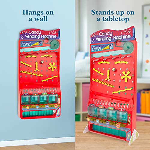 Thames & Kosmos 2-ft Tall Candy Vending Machine STEM Kit | Build Toy Vending Machine with 10 Gravity & Motion Experiments | Coin Sorting Bank | Math & Engineering Lessons