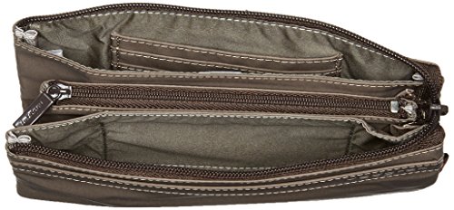 Follis Franc L Wristlet Wallet, RFID Blocking and Coin Pocket, Large, Womens, Sepia/Brown