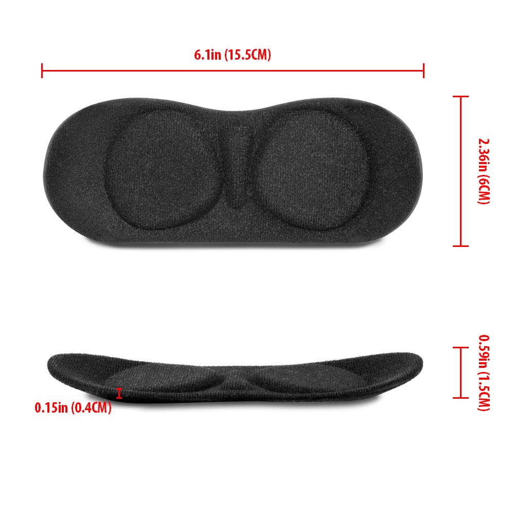 Aibus Lens Protect Cover for Oculus Go, dust-Proof&Scratch-Resistant for Oculus Go (Black)