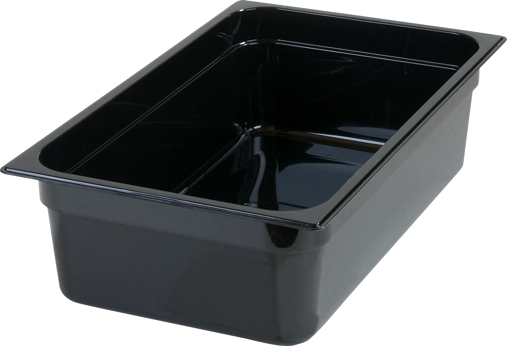 Carlisle FoodService Products 10402B03 StorPlus High Heat Food Pan, 6" Deep, Full Size, Black