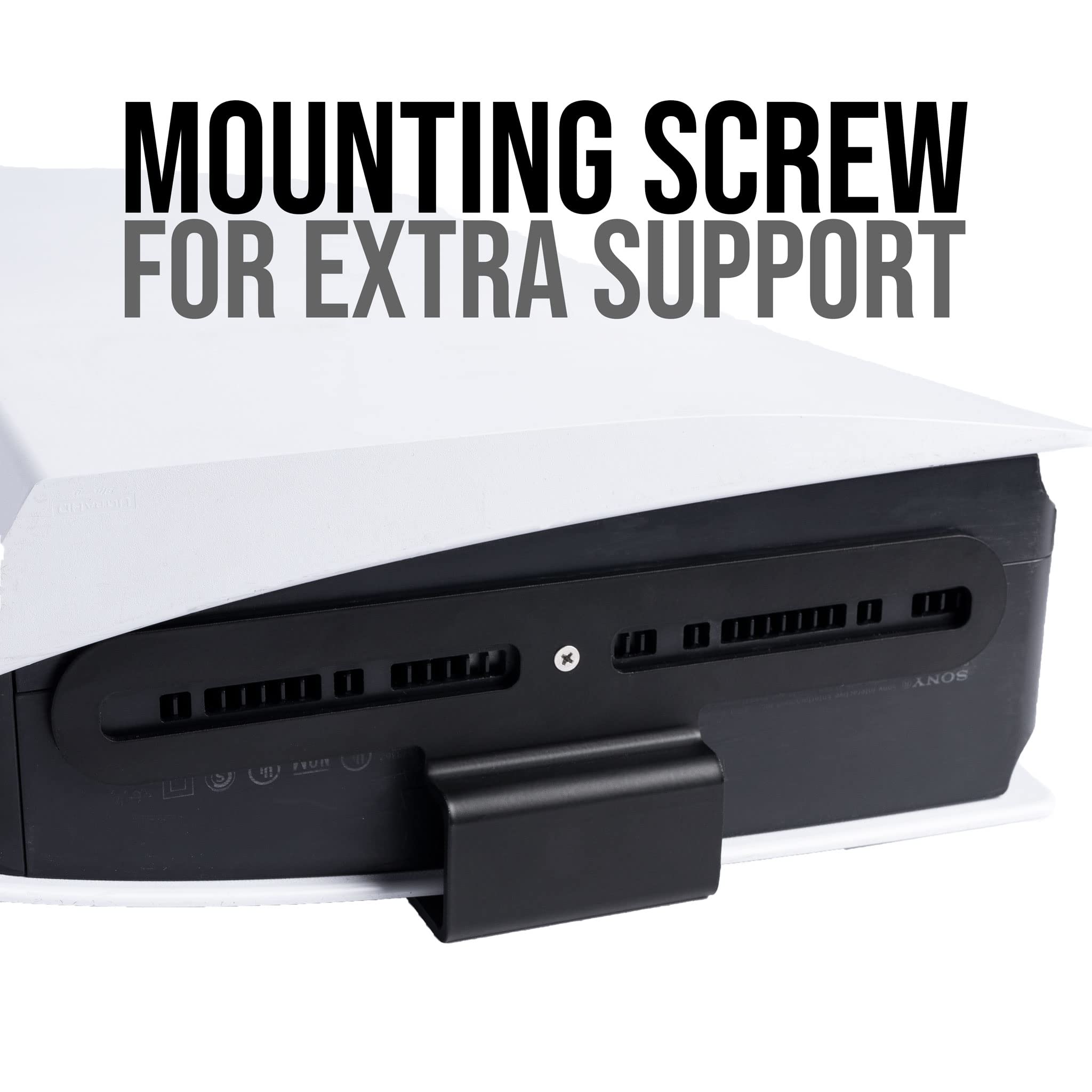 Glistco Steel - Wall Mount Compatible with PS5/PS5 Pro (Disc & Digital)