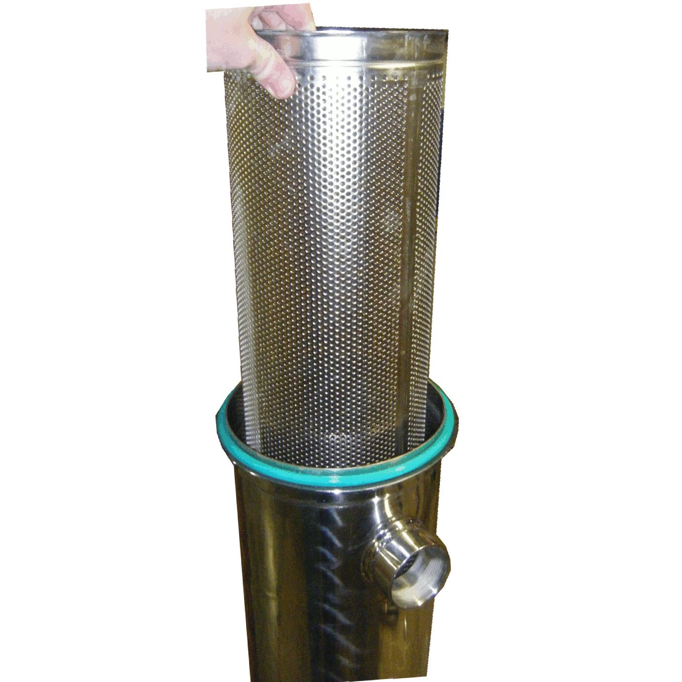 PRM 304 Stainless Steel Bag Filter Housing, #2 Size, 2 Inch Flange Inlet/Outlet, 150 PSI Max. Pressure, Bolt Plate Top