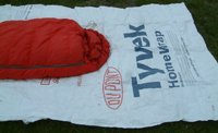 Anchor Tab Products 10 X 5 ft. Tyvek House Wrap Ground Sheet - Tent Footprint w/ 4 Grommet Tabs