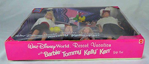 Disneyland Resort Vacation Gift Set Mattel Barbie Tommy Kelly Ken