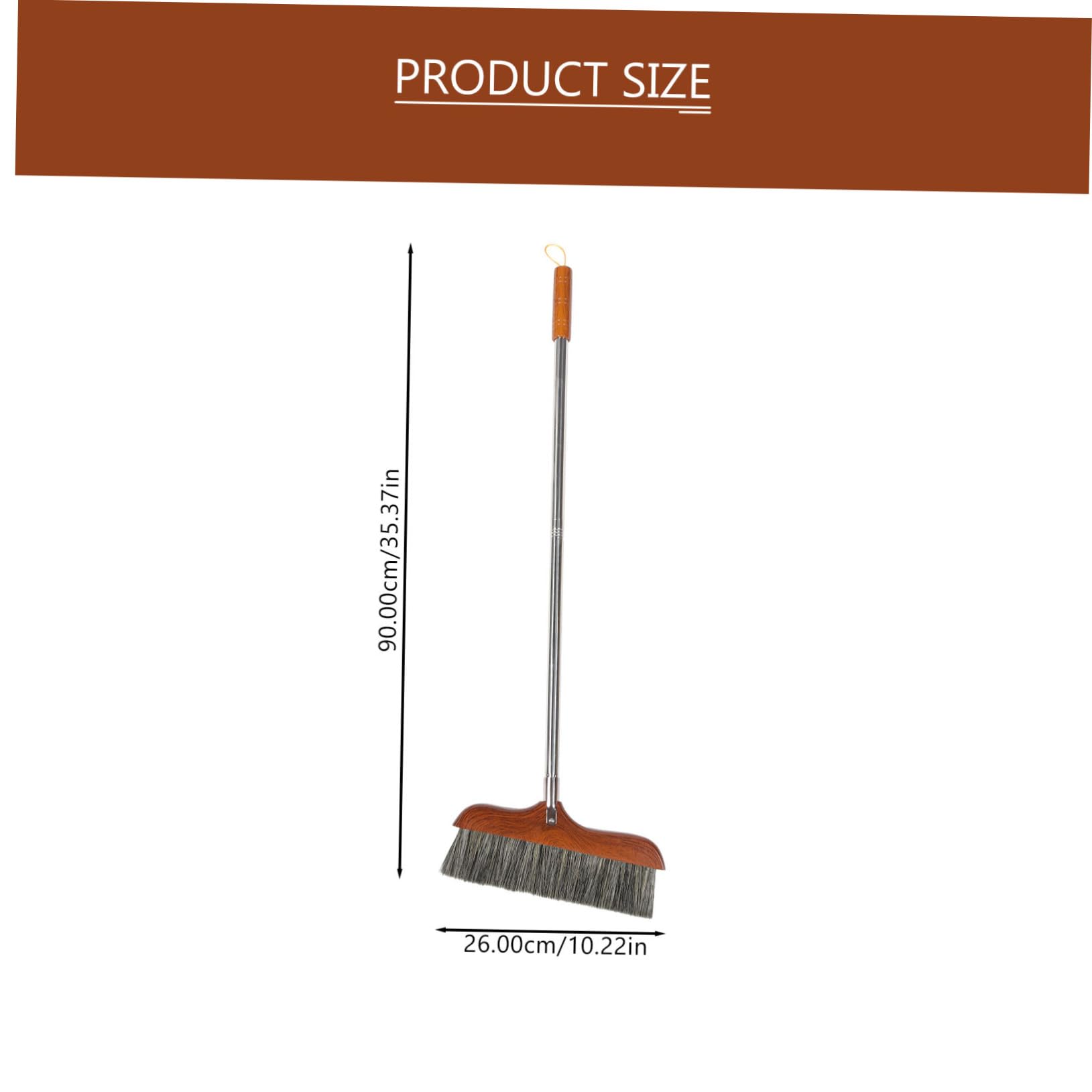 CIYODO Reusable Floor Cleaning Broom with Dustpan Versatile for Home Kitchen Office and Lobby Efficient Broom with Ergonomic Handle for Easy Use