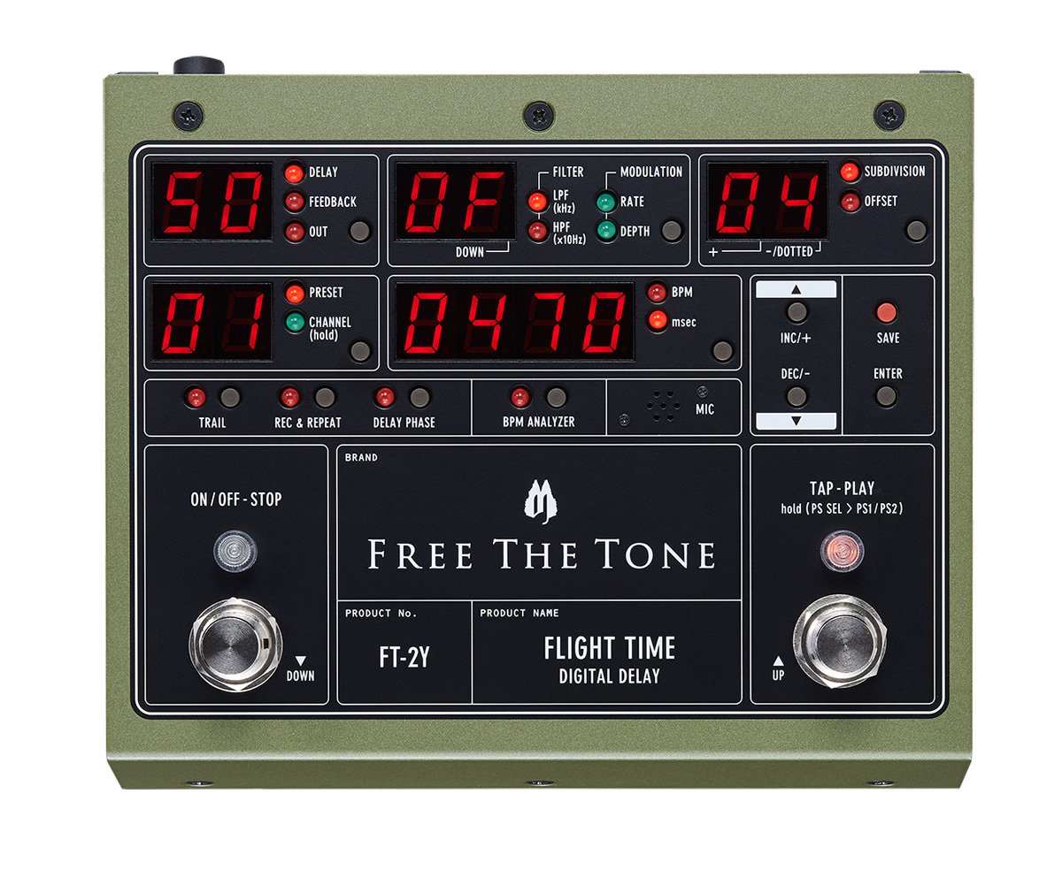 Free the Tone Flight Time FT-2Y Digital Delay Version 2