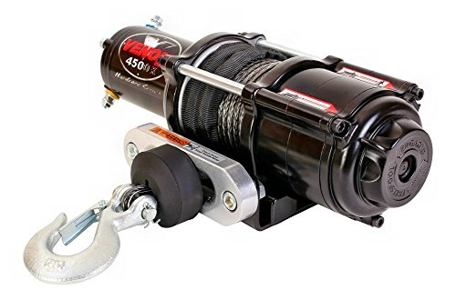 VENOM Winch 4500LB UTV Winch With Model Specifc Mount Fits 14-21 POLARIS RZR/RZR 4/GENERAL 900/1000/TURBO RXR RAZOR