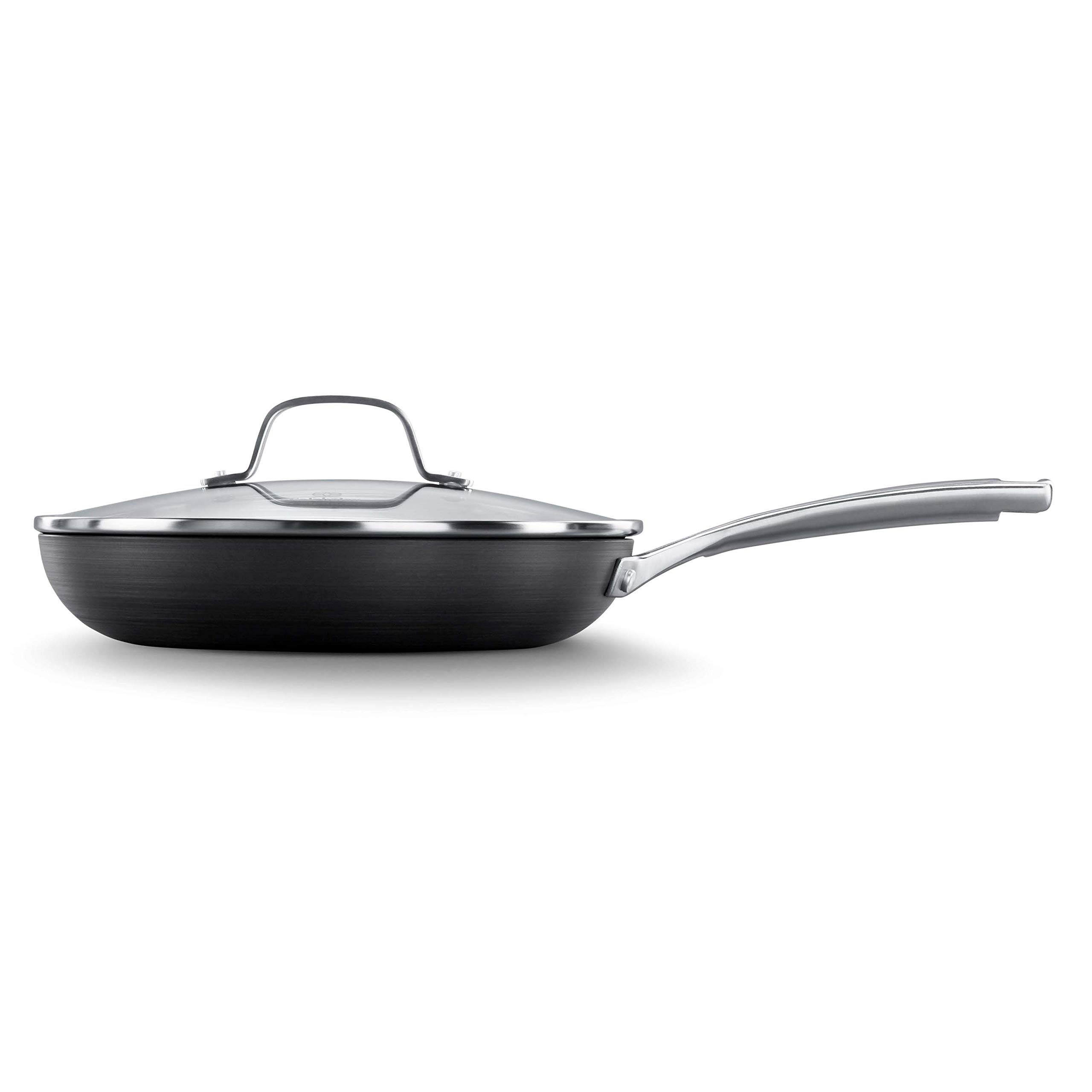 Calphalon Classic 10-Inch Omelette Fry Pan with Cover, Black