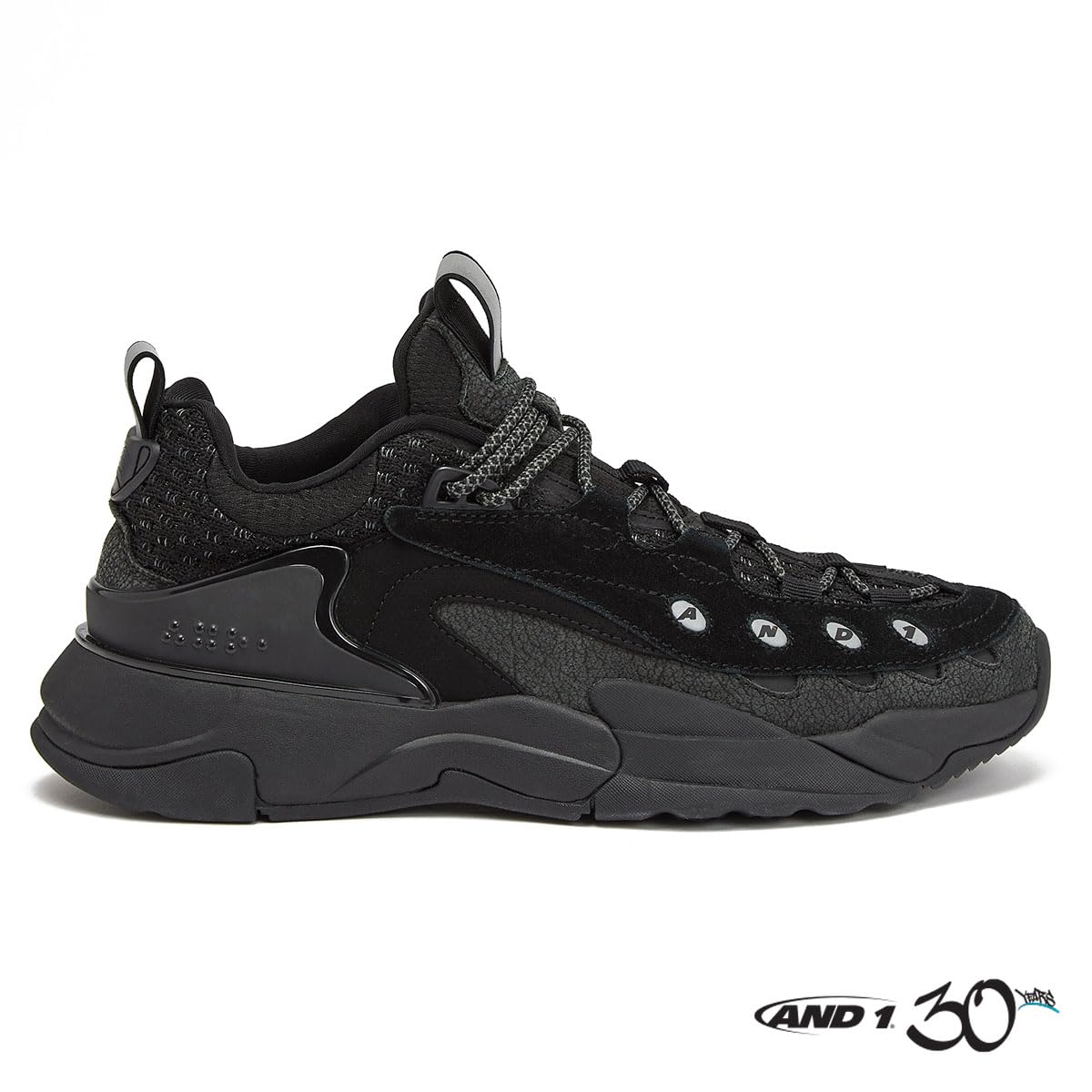 AND1 Marauder Men’s Basketball Shoes, Casual Low Top Basketball Sneakers - Dark Grey, 10 Medium