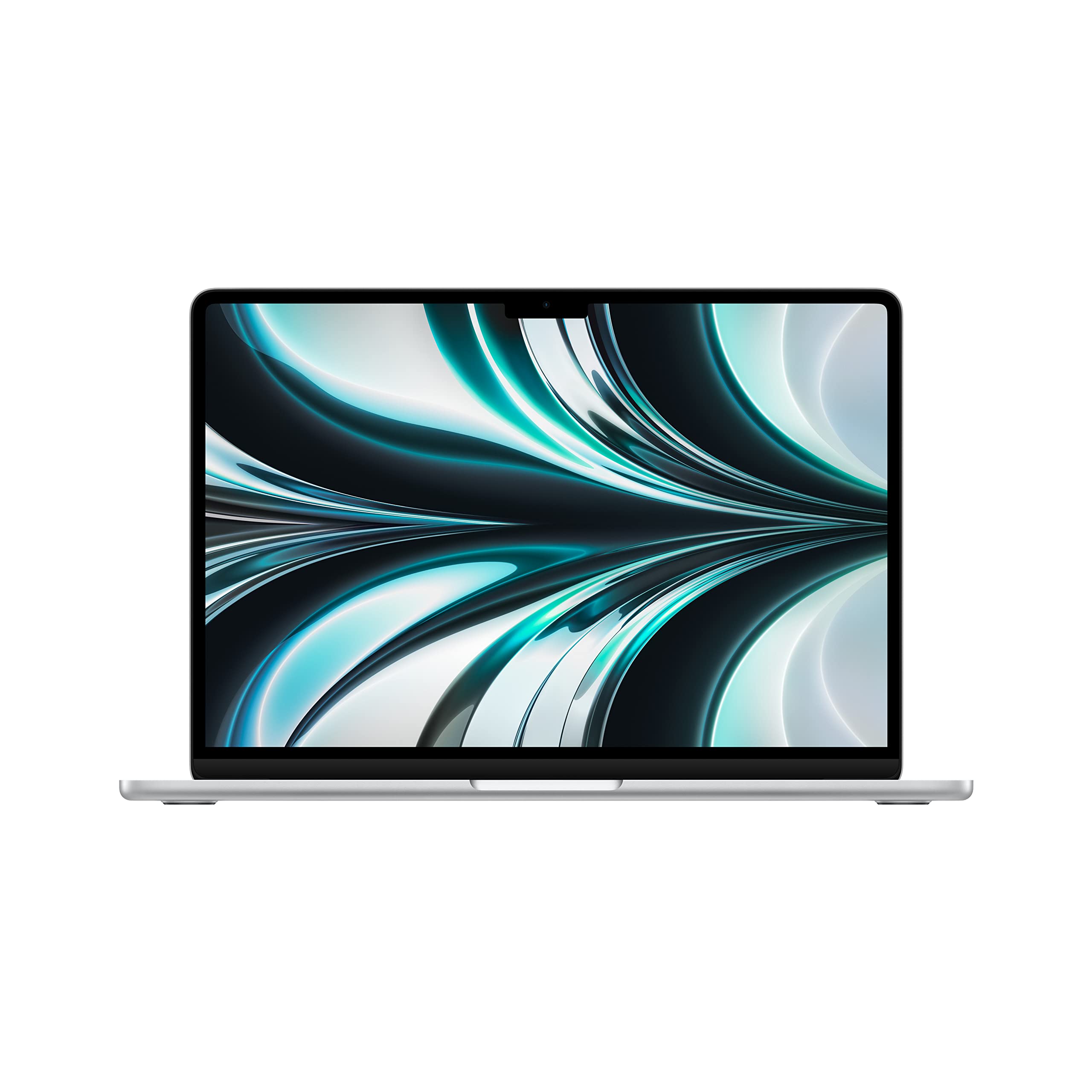 Apple 2022 MacBook Air with M2 chip, 8 core CPU, 8 core GPU, 16GB RAM, 256GB SSD Storage - Silver (Z15W000AW)