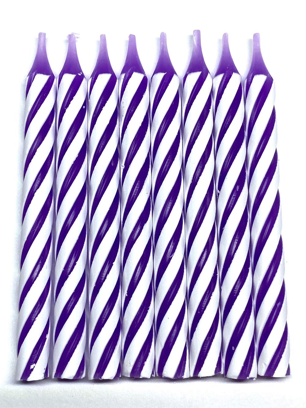 Cake Candles Party Decorations from Blue Fox Baking - Package of 48 (48 Purple Candles)