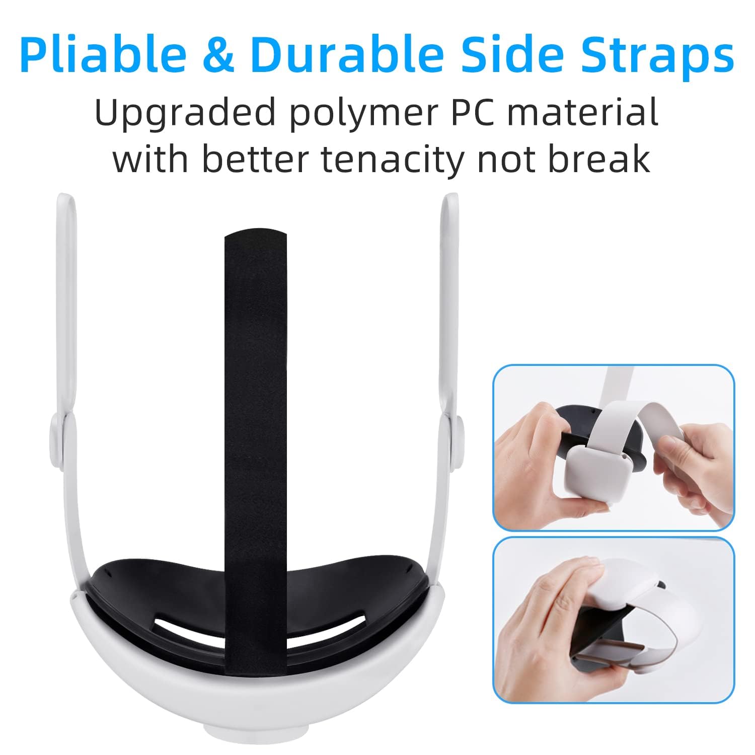 Adicop Head Strap Compatible with Oculus Quest 2 Replacement Adjustable Elite Strap for Quest 2 Accessories Enhanced Support and Comfort in VR (2022 Newest A2)
