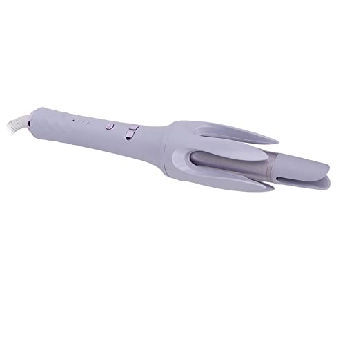 Automatic Ceramic Curling Iron Wand Prevent Scalding Negative Ion Automatic Curling Iron Hair Styling Fast Heating 100-240V for Home for Lady (US Plug)