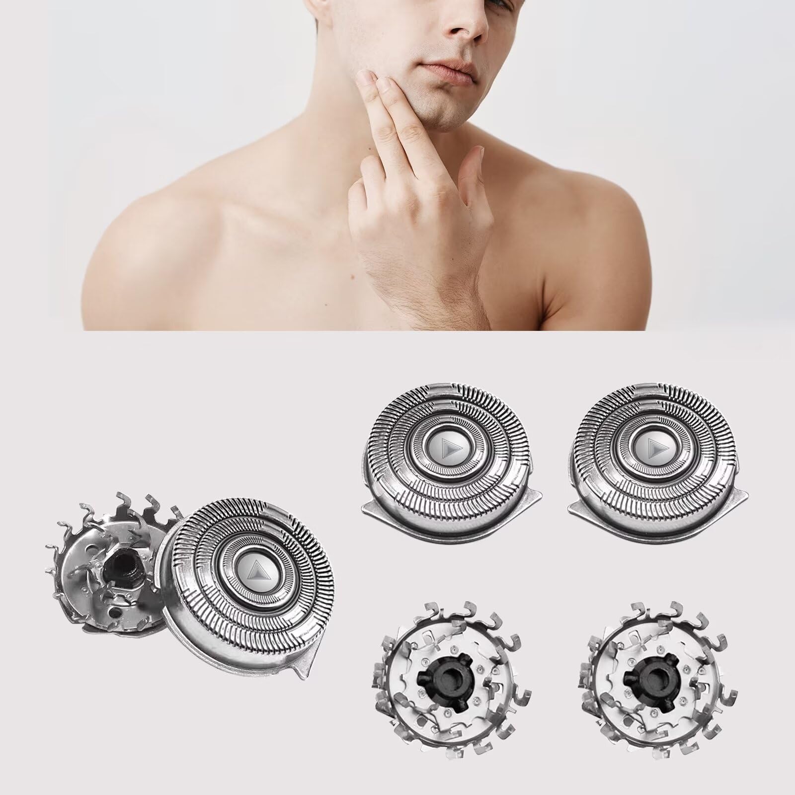NEW Set of 3 Premium Replacement Shaver heads for SpeedXL SmartTouchXL HQ9 Razors