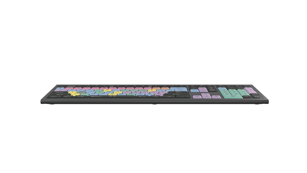 LogicKeyboard Mac Wired Backlit Keyboard Compatible with Final Cut Pro X- Astra Series- Part Number: LKBU-FCPX10-AMBH-US