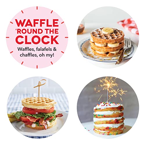 DASH Express 8” Waffle Maker for Waffles, Paninis, Hash Browns + other Breakfast, Lunch, or Snacks, with Easy to Clean, Non-Stick Cooking Surfaces - Aqua