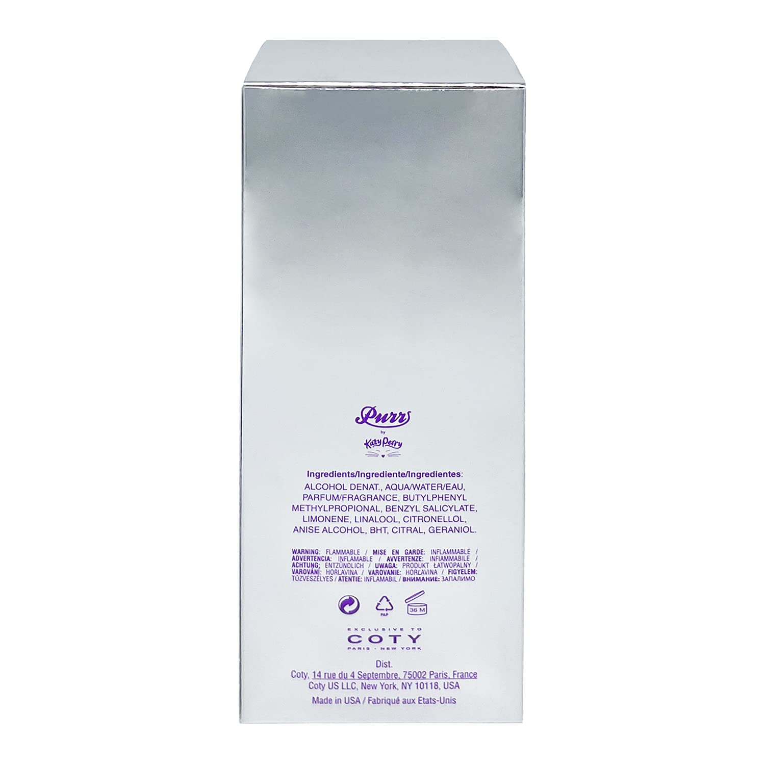 Purr by Katy Perry Eau De Parfum Spray 3.4 oz -100% Authentic