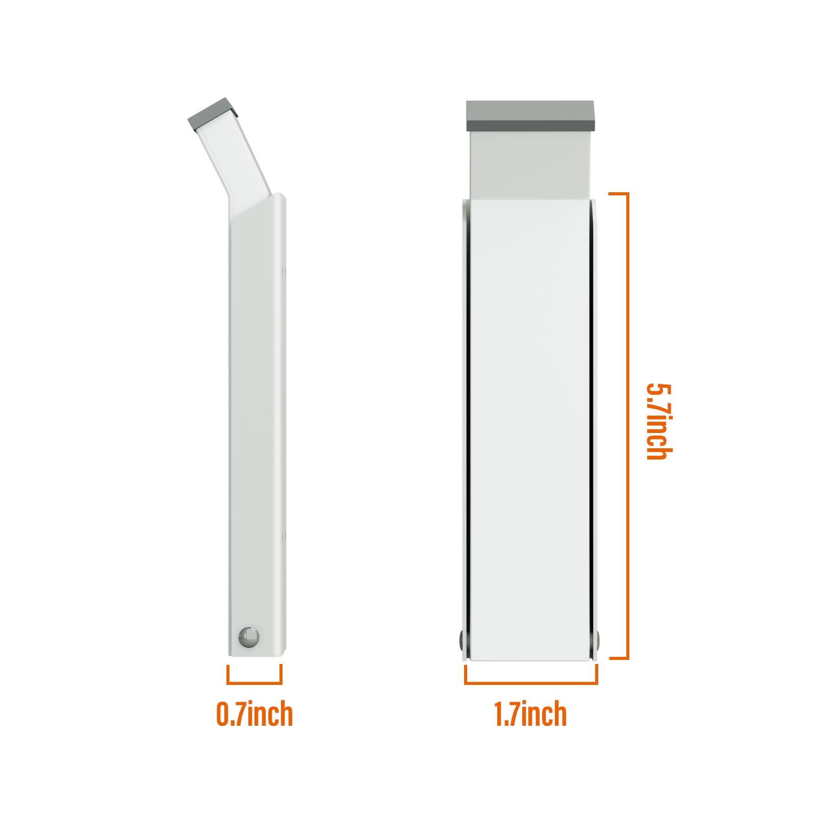 Aglaiprty Door Stopper, Door Holder, No Drilling Door Stoppers, Easy Pedal Kick Down Door Stop(White x 1 Pack)
