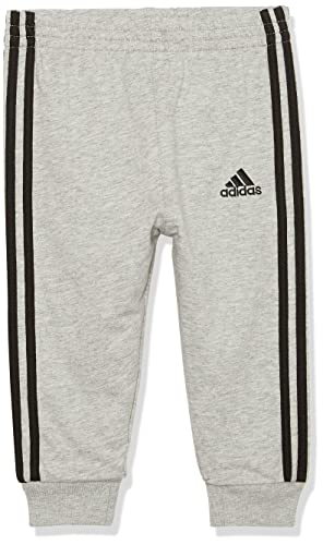 adidas Baby Boys Long Sleeve Cotton Tee Joggers Set Pants, Black, 12 Months US