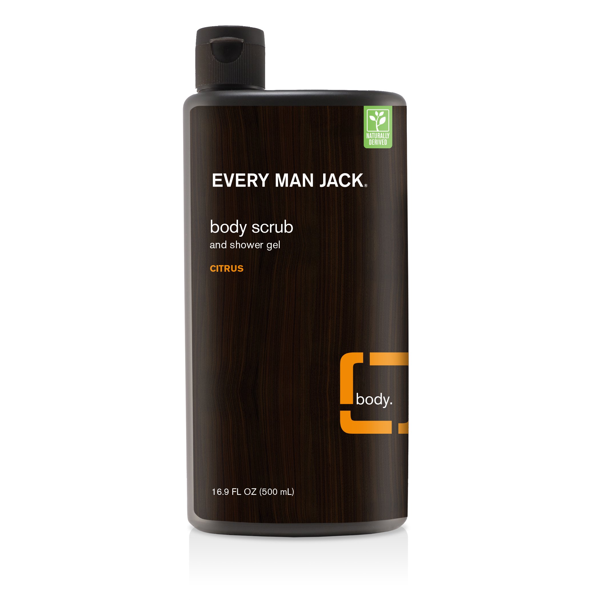 Everyman Jack Body Wash Shower Gel, Citrus Scrub, 16.9 Fl Oz (APR-002)