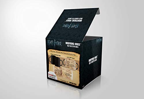 Morphing Mugs Harry Potter - Hogwarts Marauder's Map - I Solemnly Swear - 11 oz Heat Sensitive Mug – Image Revealed With HOT Liquid added! - Officially Licensed Collectible