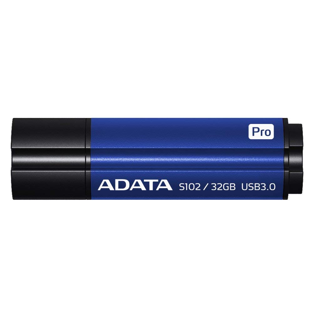 ADATA S102 Pro 128GB USB 3.0 Ultra Fast Read Speed up to 200 MB/s Flash Drive, Grey (AS102P-128G-RGY)