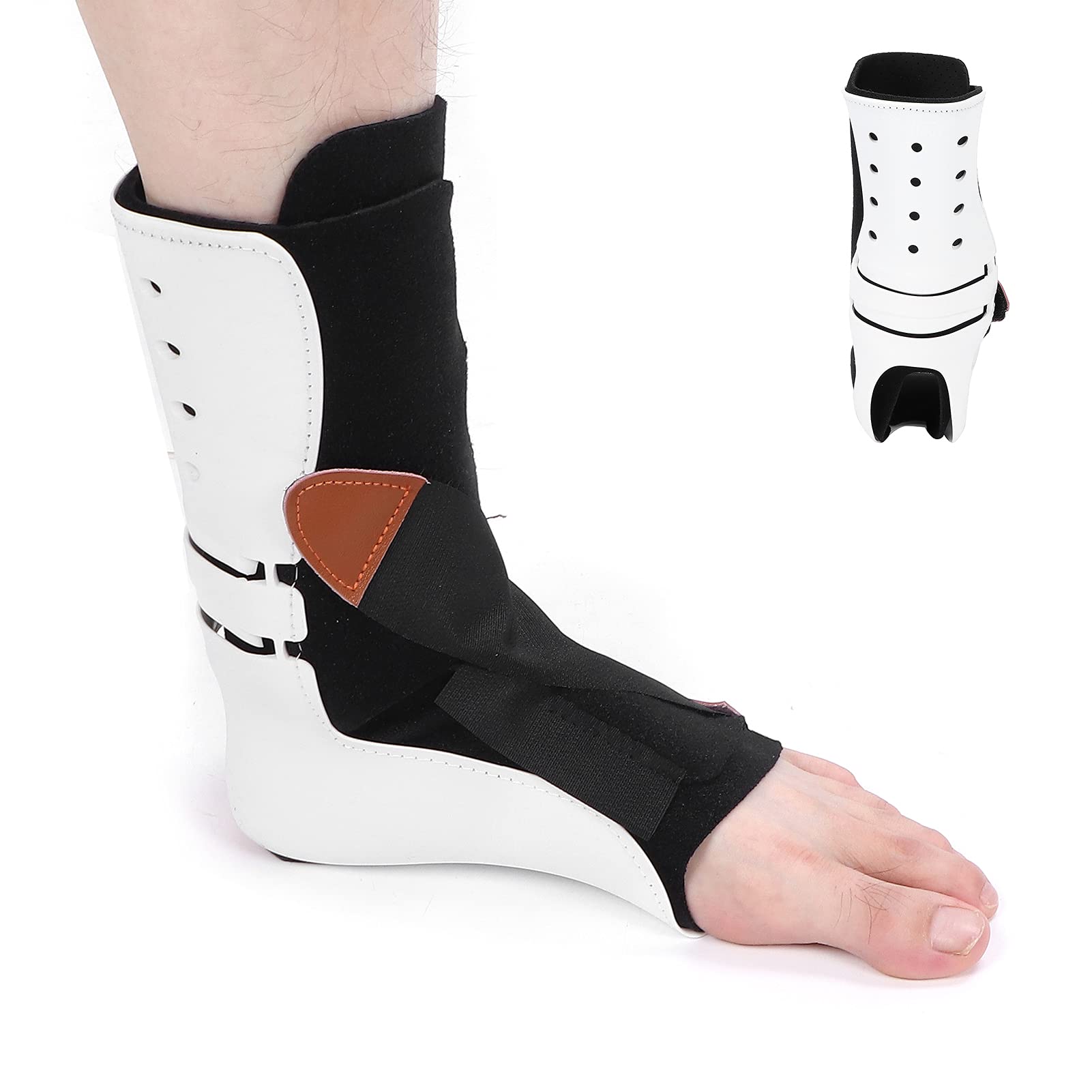 Adjustable Compression Ankle Braces, Breathable Practical Adjustable Ankle Stabilizer for Sports for Most People for Ankle Injuries(Left foot, L)