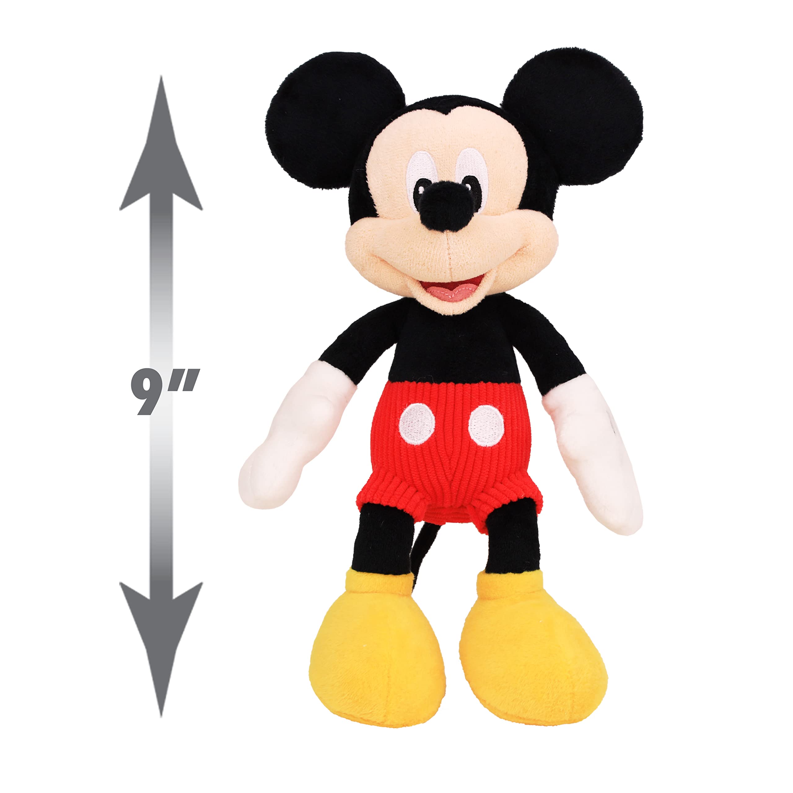 Disney Junior Mickey Mouse and Minnie Mouse Beanbag Plushie 2-Pack Stuffed Animals
